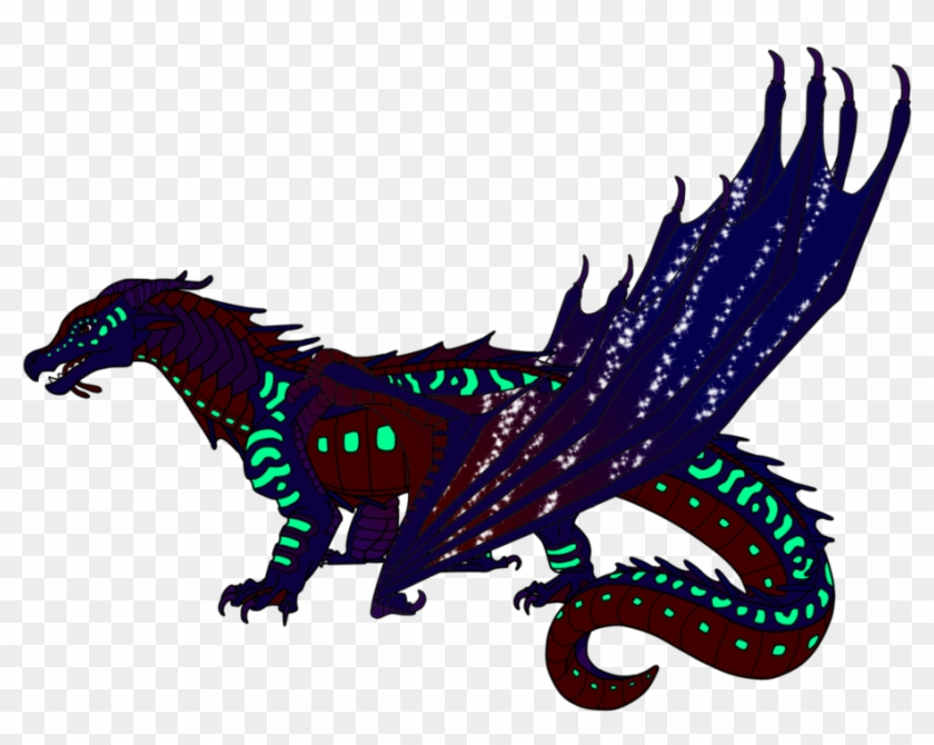 Wof Sea/sky/night Adopt - Blue Wings Of Fire - Full Size PNG Clipart ...