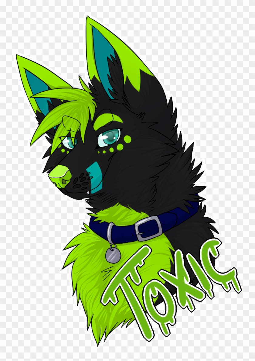 Toxic Commission/speedpaint By Jamkitsune - Toxic Furry - Full Size PNG ...