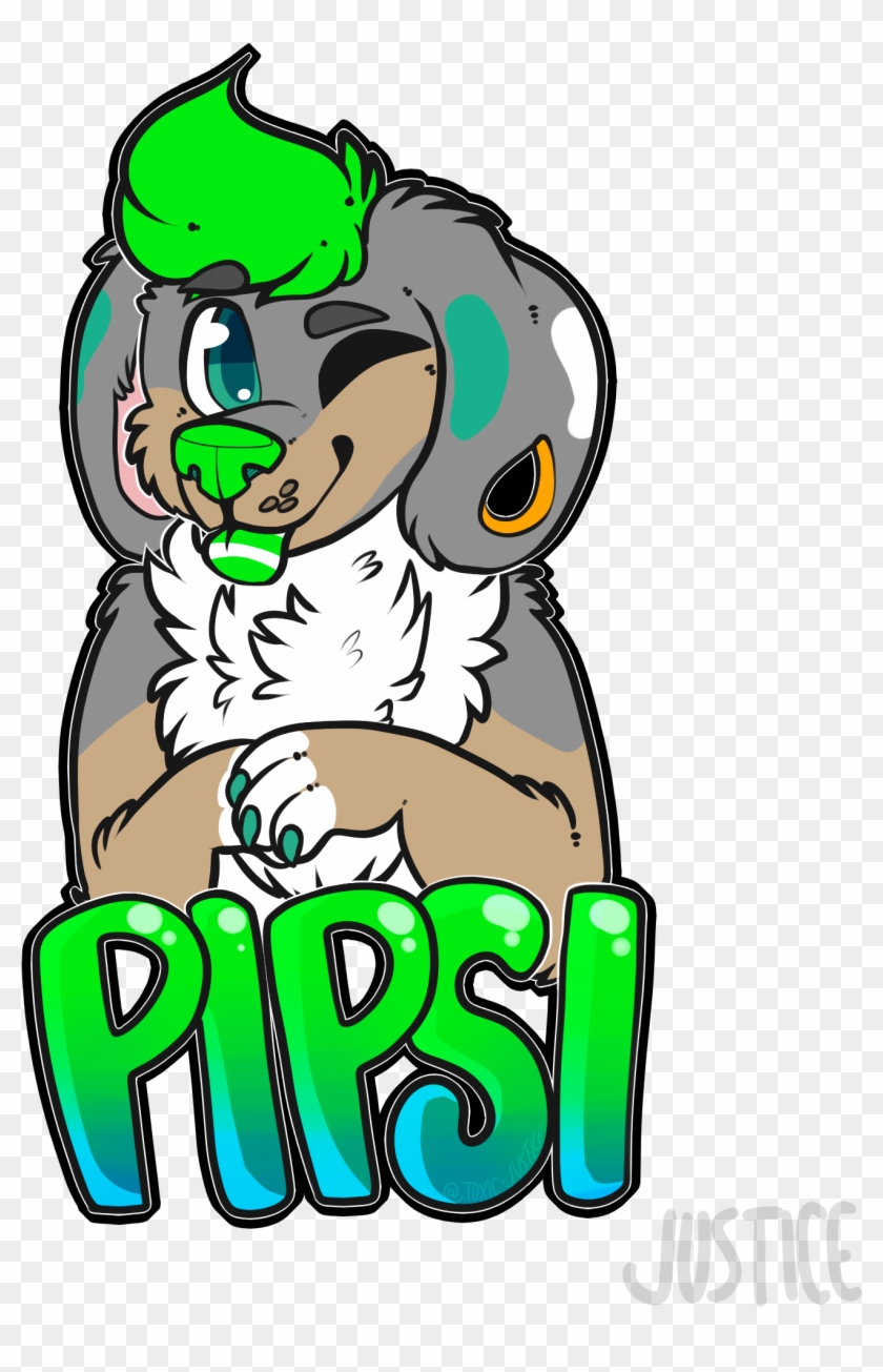 Pipsi Badge By Toxic-justice - Cartoon - Free Transparent PNG Clipart ...
