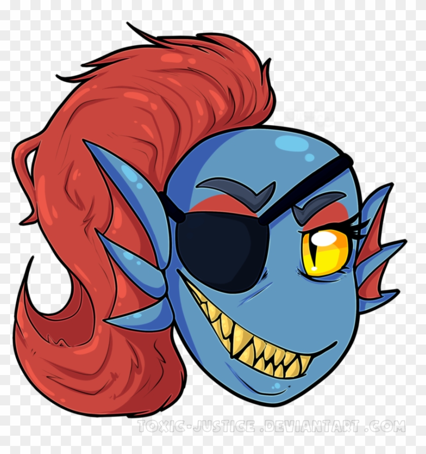 Undyne By Toxic-justice - Cartoon - Free Transparent PNG Clipart Images ...