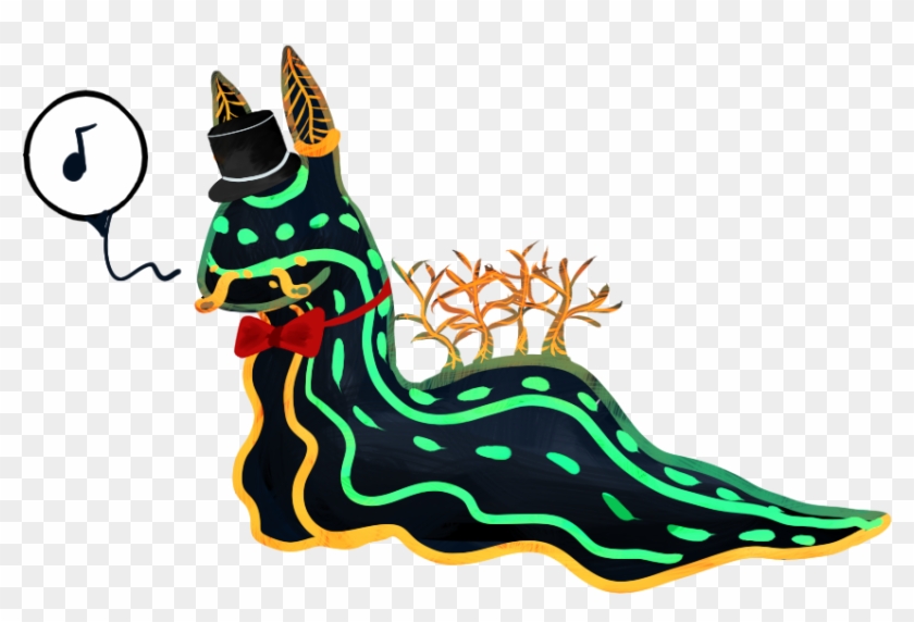 Oh No, Nudibranch Sea Slugs Are Cute - Sea Slug Cartoon - Full Size PNG ...