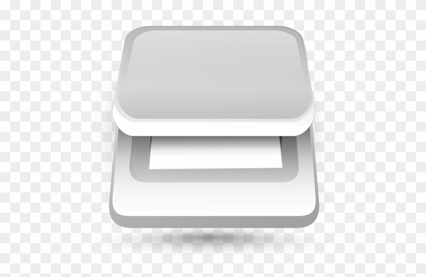 Color Flatbed Scanner Vector Clip Art - Scanner Top View - Full Size ...