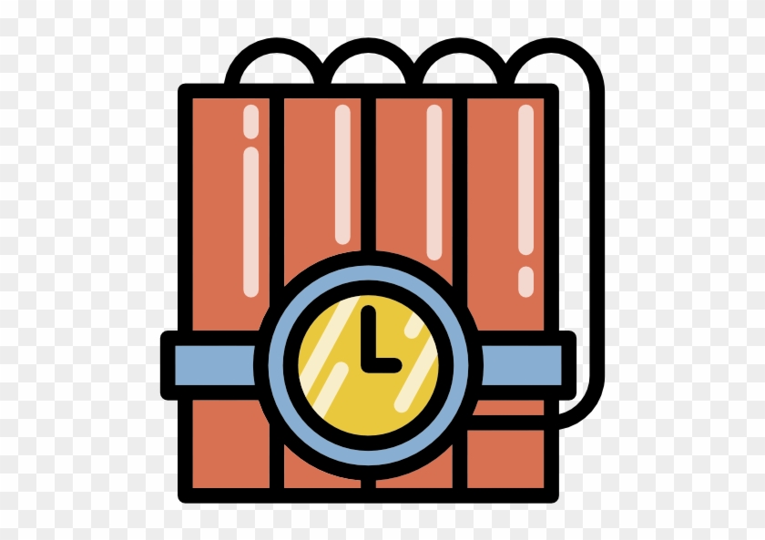 Dynamite Icon - Time Bomb Icon - Full Size PNG Clipart Images Download