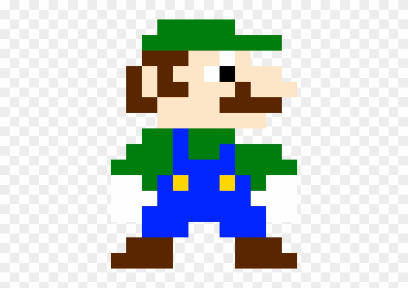 Luigi Clipart Pixel - 8 Bit Modern Mario - Full Size PNG Clipart Images ...