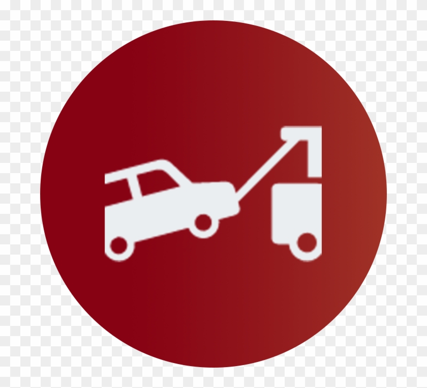 Tow Icon - 23 Red - Full Size PNG Clipart Images Download