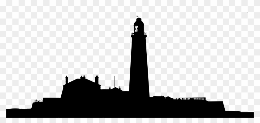 Silhouette Of Buildings Under Gray Clouds Free Stock - Light House ...