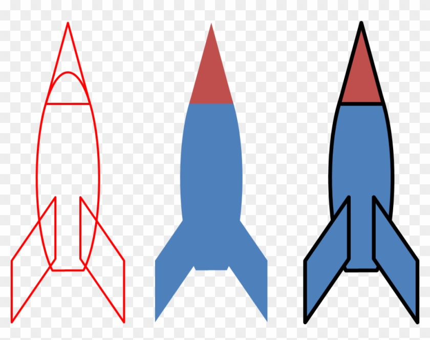 Rocket Launch Shape Clip Art - Shape Of A Rocket - Full Size PNG ...