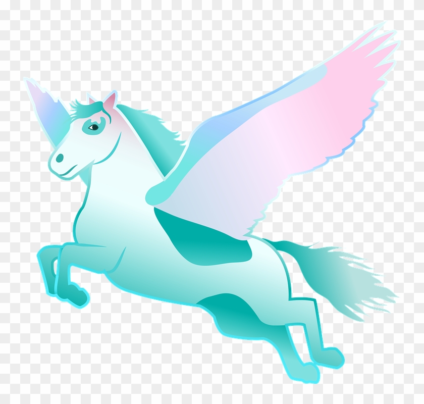 Pegasus, Horse, Animal, Wings, Mythology - Gambar Vektor Kuda Terbang ...
