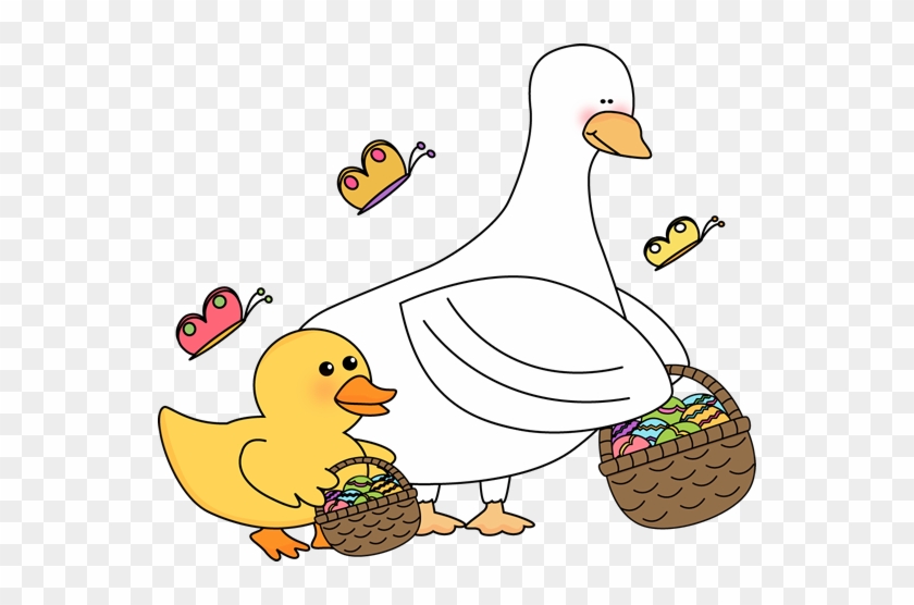 Easter Ducks With Easter Baskets - Easter Duck - Full Size PNG Clipart ...