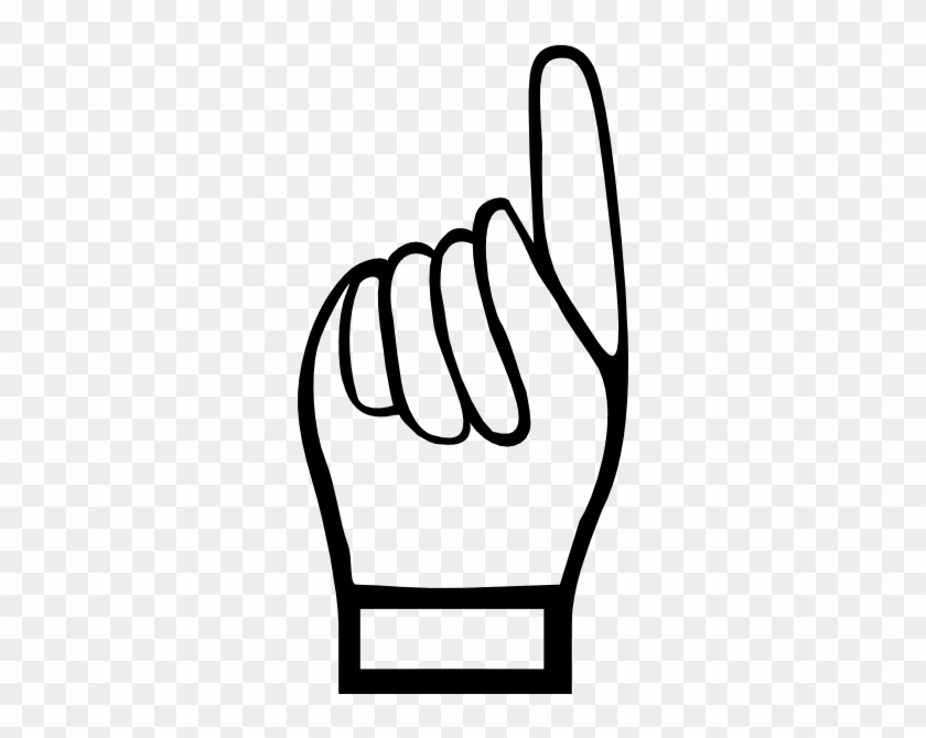 Hand Outline Clip Art Free Clipart Images - Gambar Jari Telunjuk - Full ...