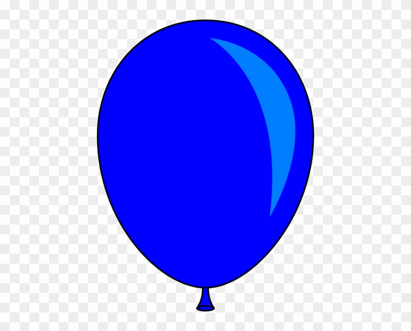 Blue Balloon Clip Art At Vector Clip Art - Blue Balloon Clipart - Full ...