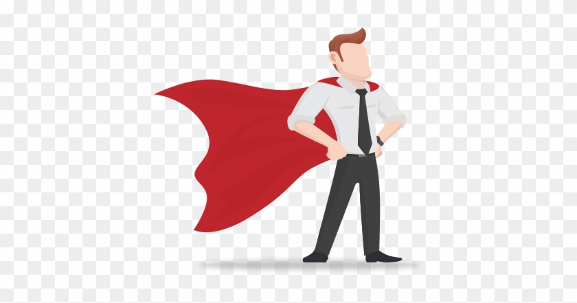 Why Choose Lucideus - Guy With A Cape - Full Size PNG Clipart Images ...