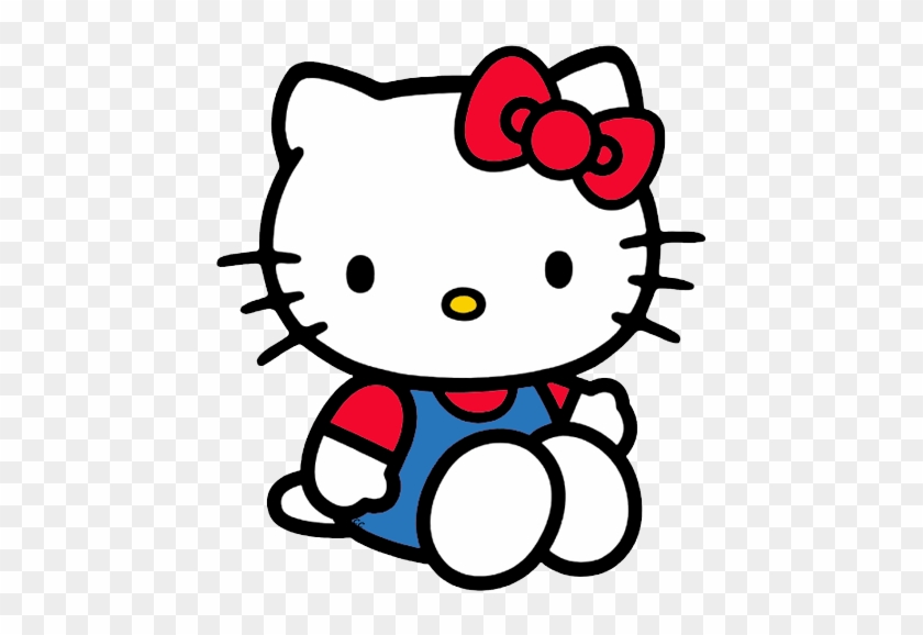 Kitty Clip Art - Hello Kitty Sitting Down - Full Size PNG Clipart ...