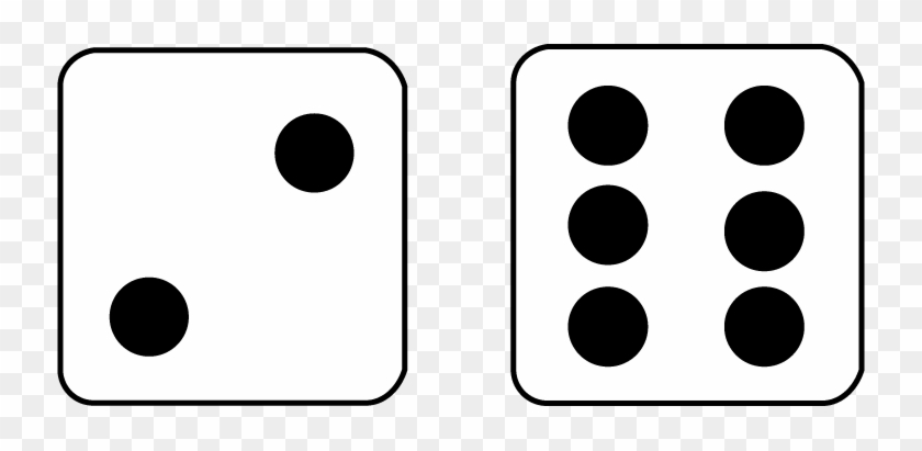 Two On A Dice - Full Size PNG Clipart Images Download