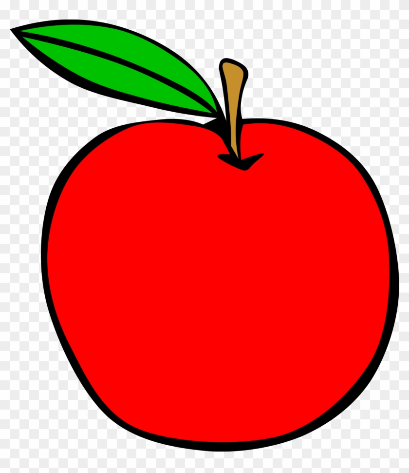 Clipart Simple Fruit Apple Clip Art - Apple Clip Art - Full Size PNG ...
