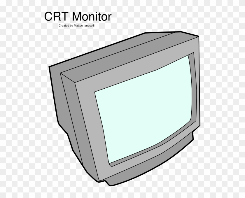 Crt Monitor Clip Art At Clker - Crt Monitor - Full Size PNG Clipart ...