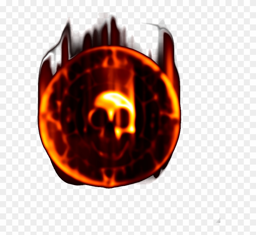 Pirate Coin In Flames 4b - Flame - Full Size PNG Clipart Images Download