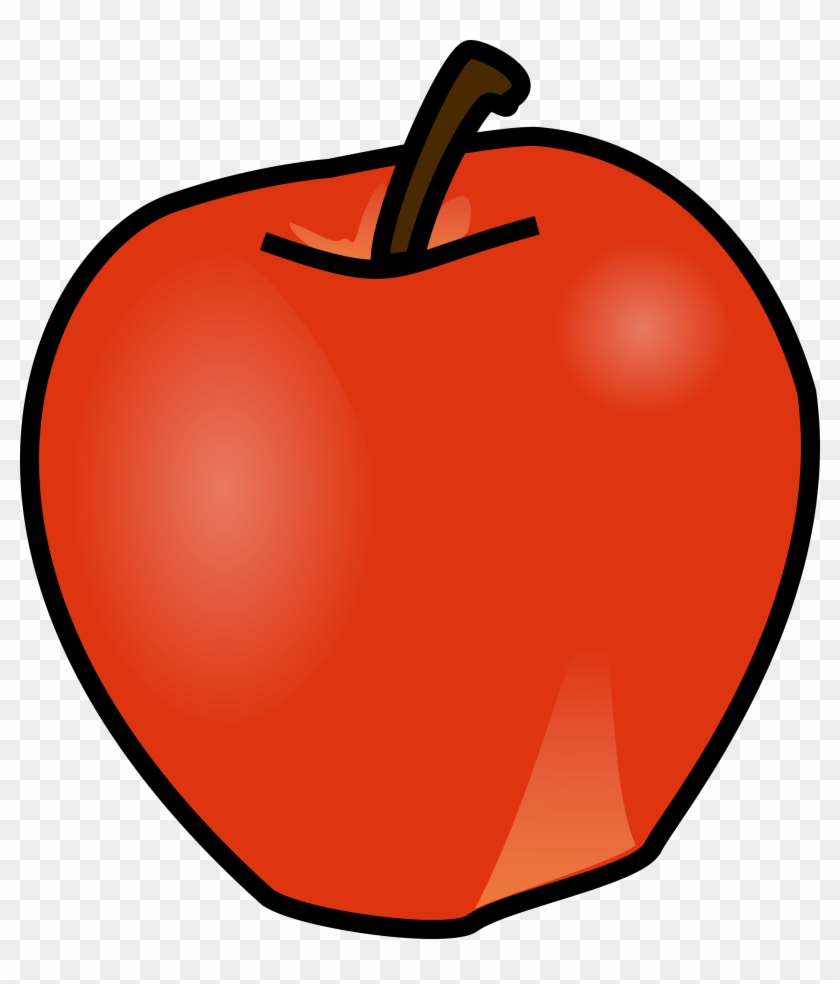 Clip Art Apple Orange Banana Clipart Apples And Pencil - Apple And ...
