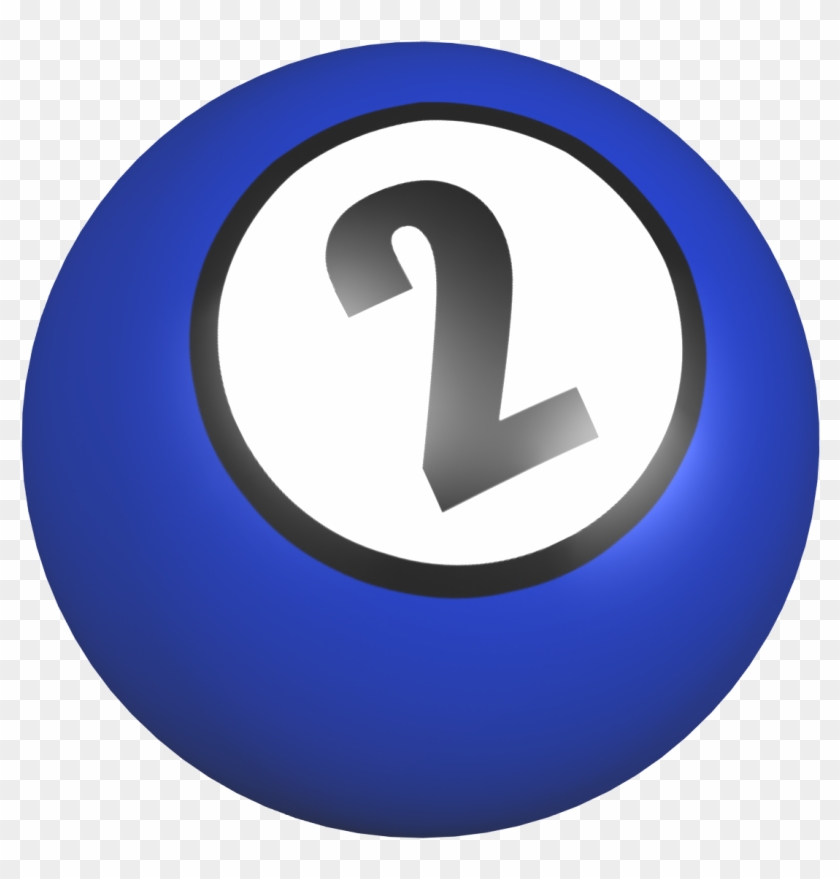 Number 2 Ball With Image From Clipart Free Clip Art - Number - Full ...