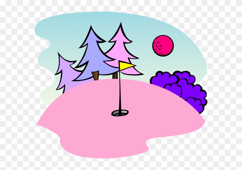 Golf Ball Clipart Pink - Pink Golf Clipart - Full Size PNG Clipart ...