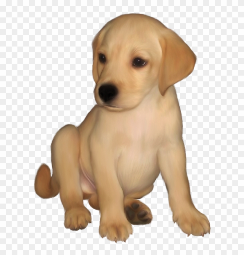 Labrador Retriever Clip Art - Golden Retriever Puppy Clipart - Full ...