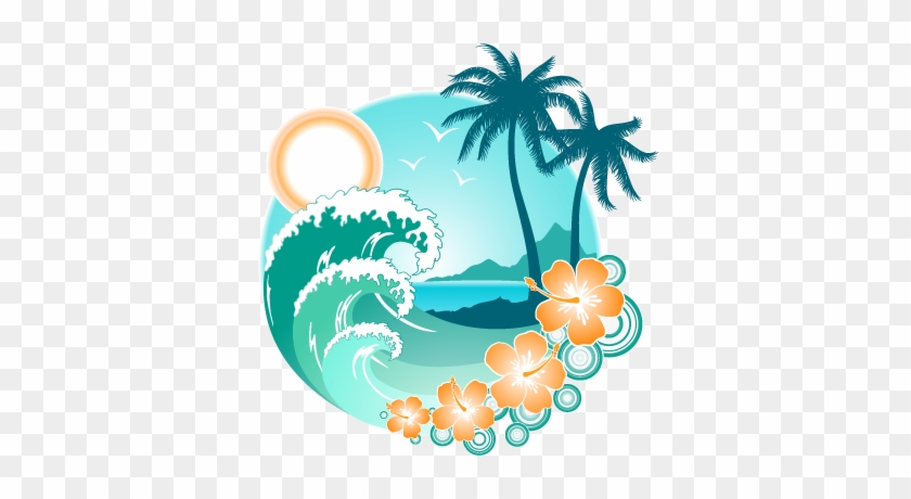 Wall Colour - Beach Sticker Png - Full Size PNG Clipart Images Download