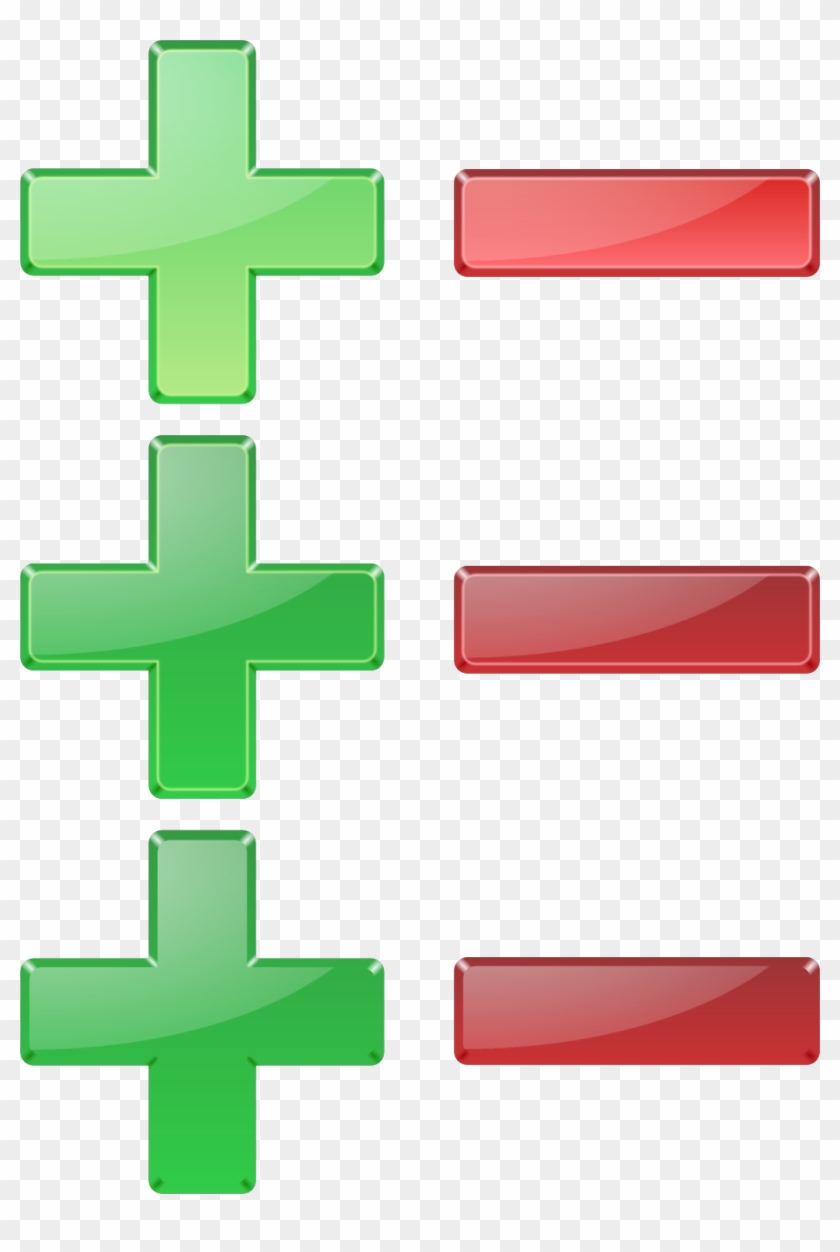 Clipart - Positive And Negative Signs - Full Size PNG Clipart Images ...