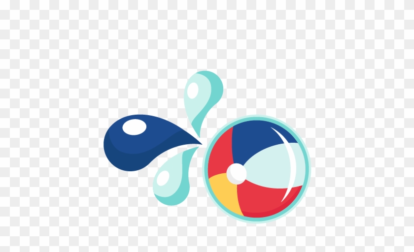 Large Beach Ball Clipart - Beach Ball Splash Clipart - Full Size PNG ...