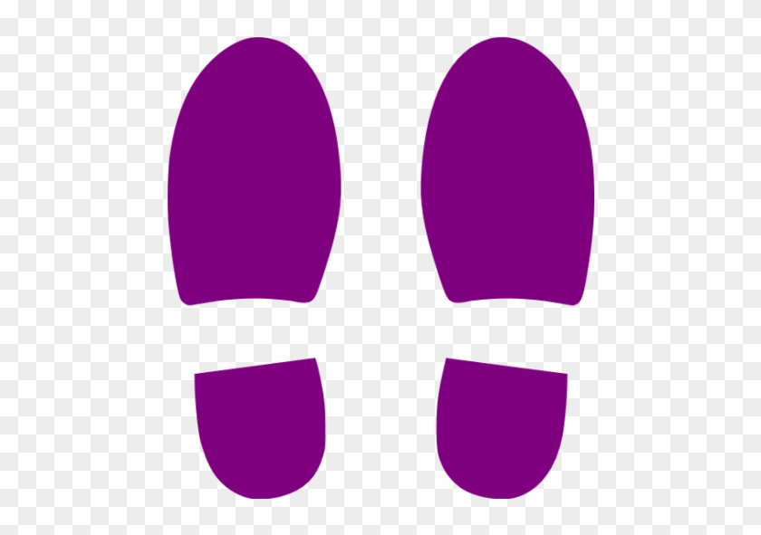 Footprint Clipart Purple - Blue Footprints Png - Full Size PNG Clipart ...