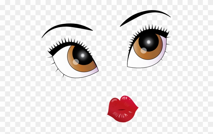 Pretty Girl Kissing Smiley Emoticon Clipart - Pretty Girl Kissing ...
