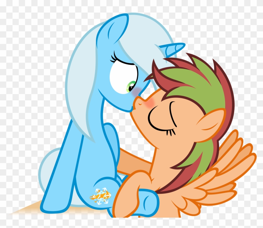 The Surprise Kiss By Zacatron94 - Mlp Surprise Kiss Base - Full Size ...