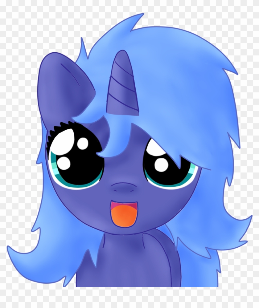 Lunar Clipart Bed - Luna Mlp Cute Filly Sad - Full Size PNG Clipart ...