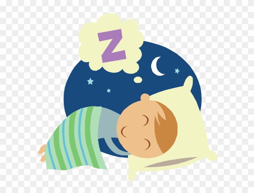 Kids And Sleep - Sleep Cartoon - Full Size PNG Clipart Images Download