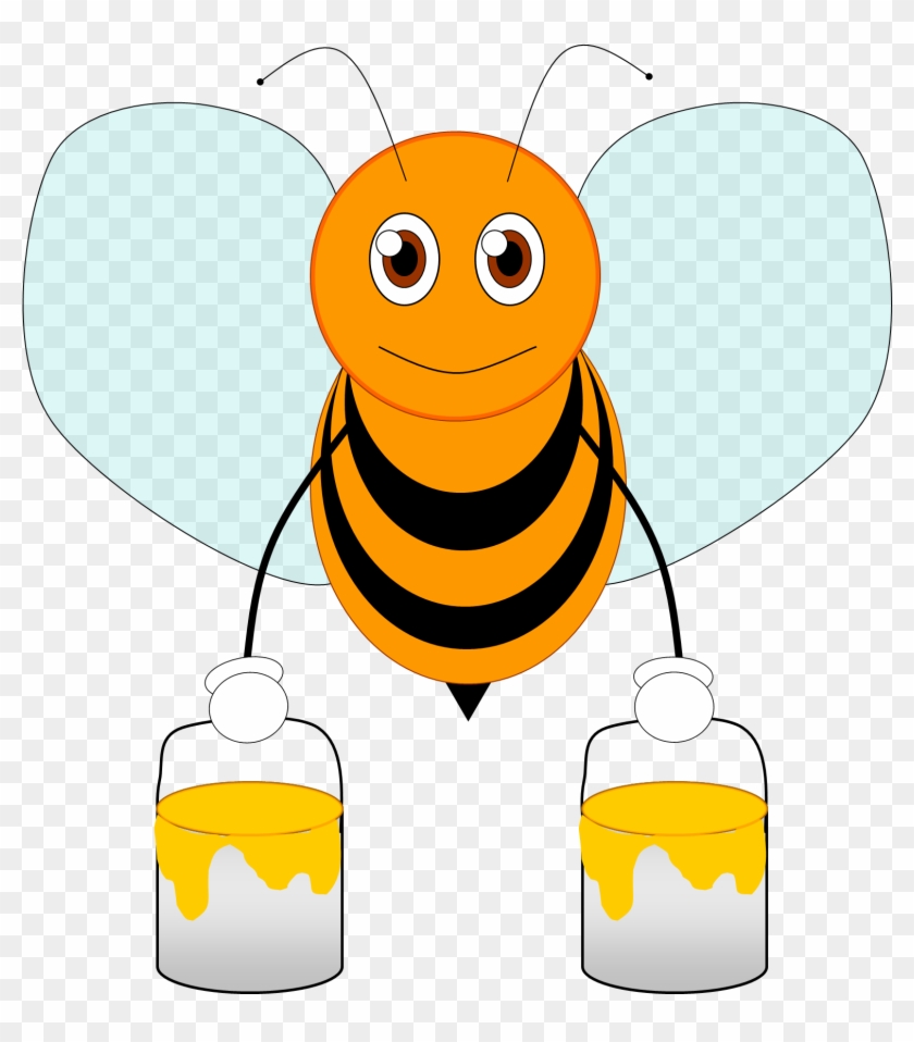 Orange Clipart Bee - Orange Clipart Bee - Free Transparent PNG Clipart ...