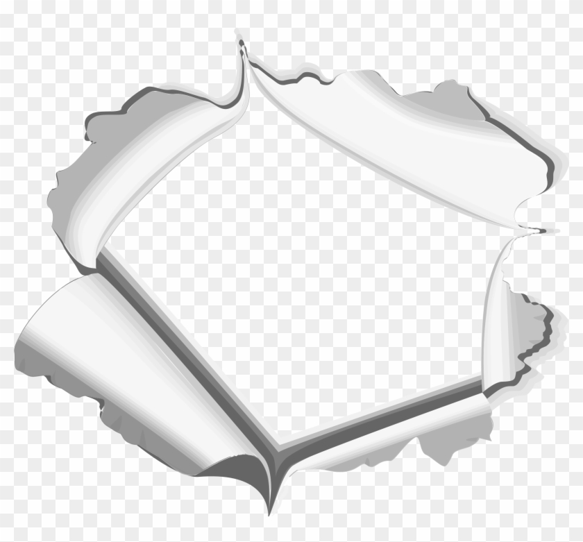 Torn Page Frame - Torn Open Shirt Clipart - Full Size PNG Clipart ...