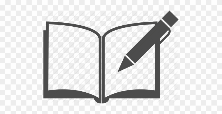Book - Clipart - Book And Pen Icon - Full Size PNG Clipart Images Download