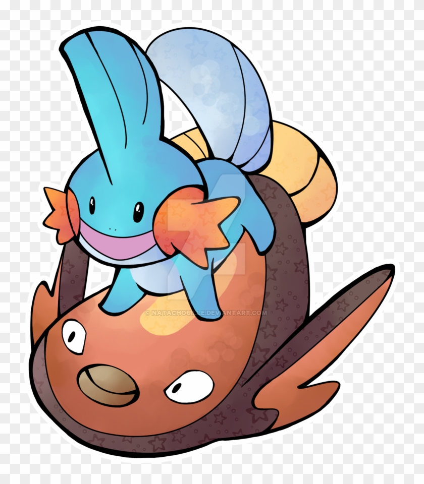 Mudkip And Stunfisk By Natachouille - Pokemon Fisk - Full Size PNG ...