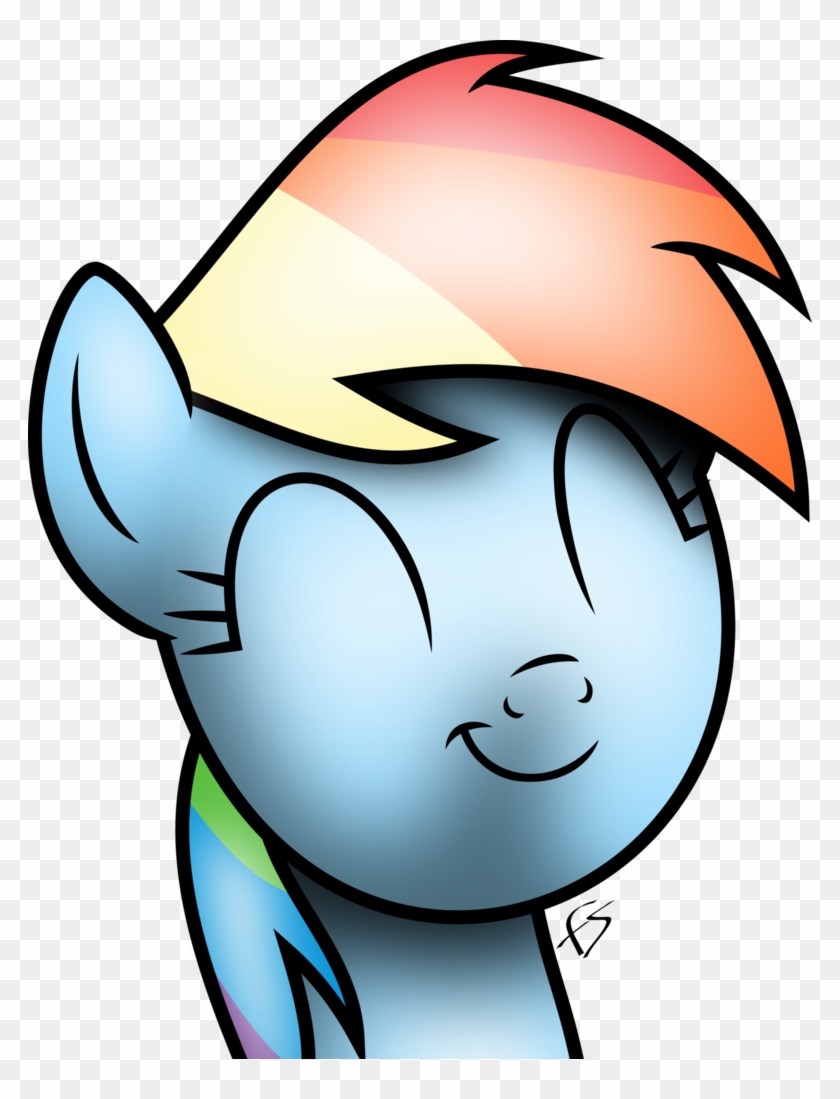 Happy Dashie By Fluttzkrieg - Cartoon - Free Transparent PNG Clipart ...