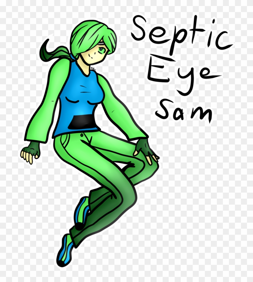 Septic Eye Sam By Madd-catter - Cartoon - Full Size PNG Clipart Images ...