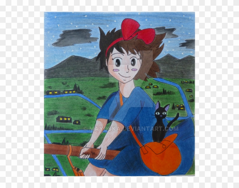 Kiki's Delivery Service By Mayoska - Cartoon - Free Transparent PNG ...