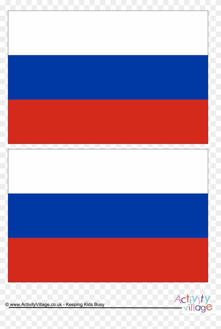 Download This Free Printable Russia Template A4 Flag, - Flag - Full ...