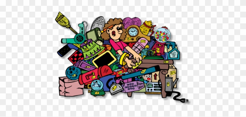 Garage Clutter Clipart - Cluttered House Clip Art - Full Size PNG ...