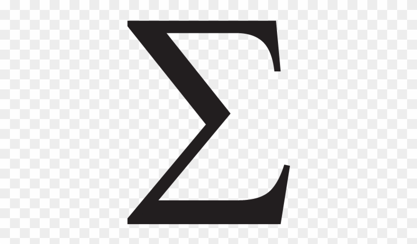 Sigma Uppercase Greek Letter Wall Quotes Art Decal - Sigma Png - Full ...