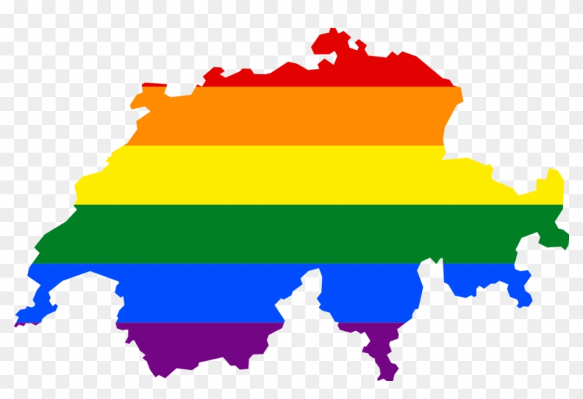Lgbt Flag Map Of Switzerland - Lgbt Flag Map Of Switzerland - Free ...