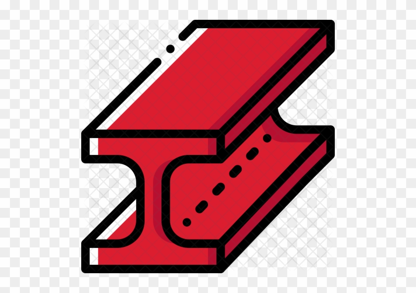 Steel I Beam Icon - Beam Icon - Full Size PNG Clipart Images Download
