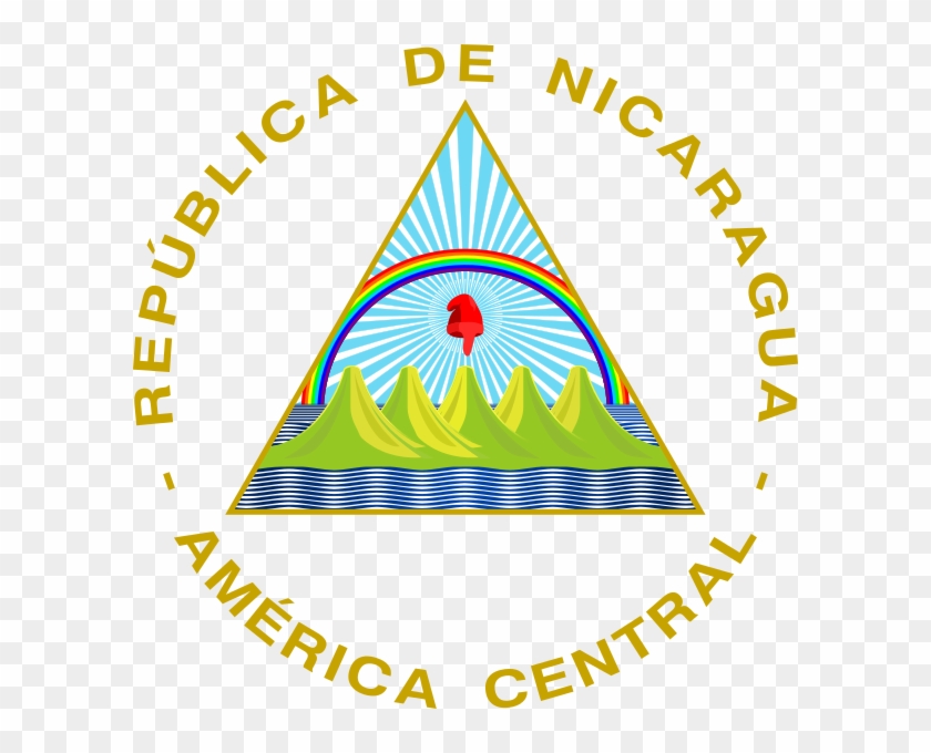 Coat Of Arms Of Nicaragua - Nicaragua Coat Of Arms - Full Size PNG ...