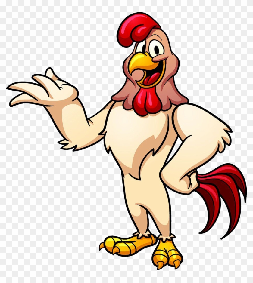 Chicken Foghorn Leghorn Cartoon Illustration - Rooster Cartoon - Full ...