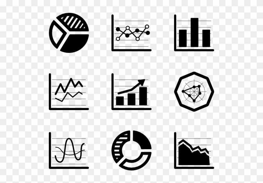 Business Chart Pictograms - Graph View Icons - Full Size PNG Clipart ...