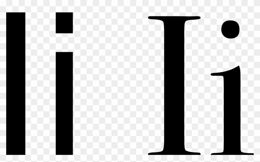 Letter Ii - Ii Alphabet - Full Size PNG Clipart Images Download