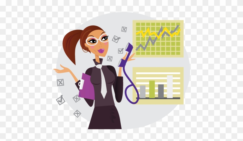 Savvy Calls - Secretary Original Art Drawing Large Tote Bag, Adult ...